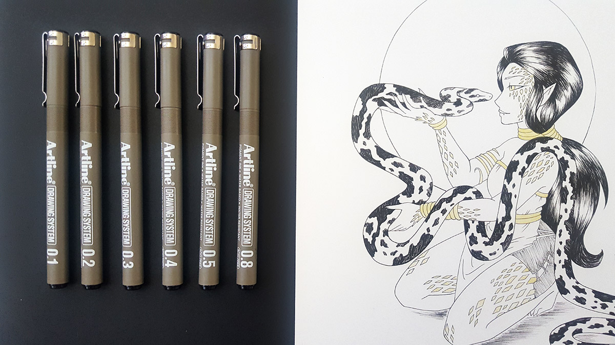 Review: Artline Drawing System Pens – Shachihata Xstamper